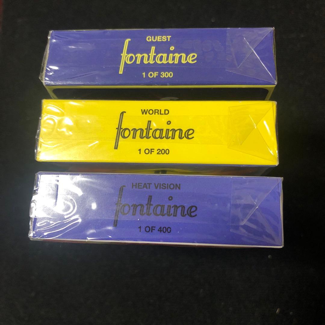 fontaine 5000s トランプ　3セット