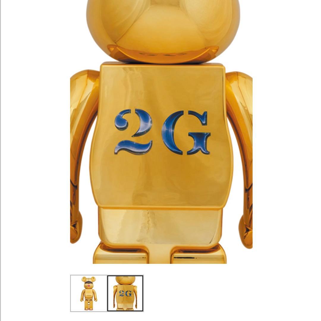 未開封 BE@RBRICK SORAYAMA 2G GOLD Ver 1000％