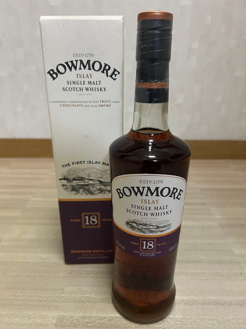 Bowmore 18年 旧ラベル　ボウモア