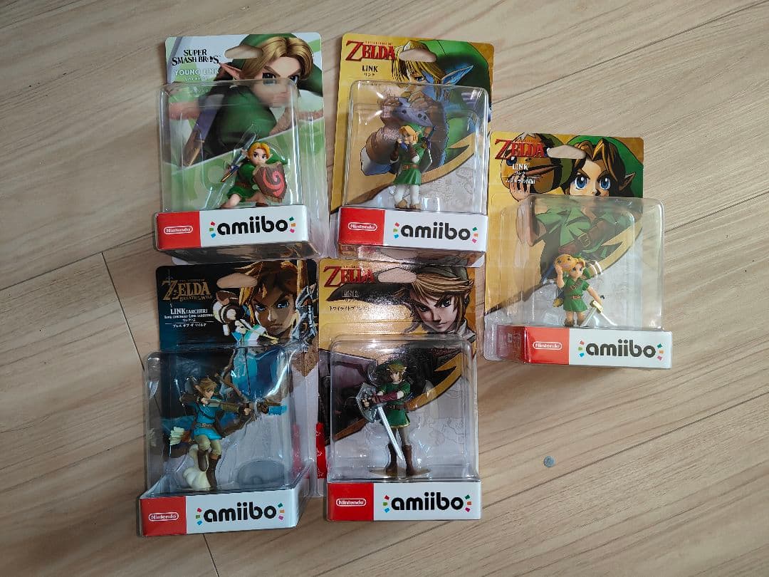 amiibo ゼルダの伝説 5体セット