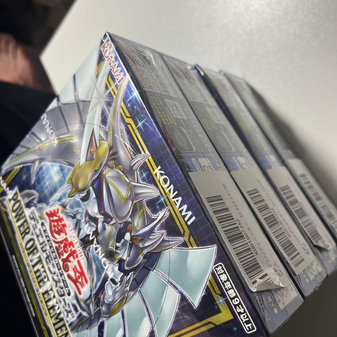遊戯王　POWER OF THE ELEMENTS 4BOX シュリンク付