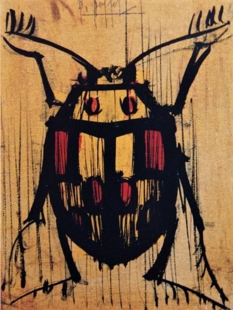Bernard Buffet、ベルナール・ビュフェ【La Coccinelle】