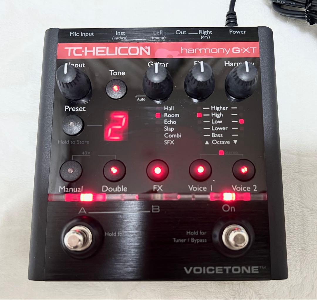 TC-HELICON harmony-G XT ボーカルエフェクター