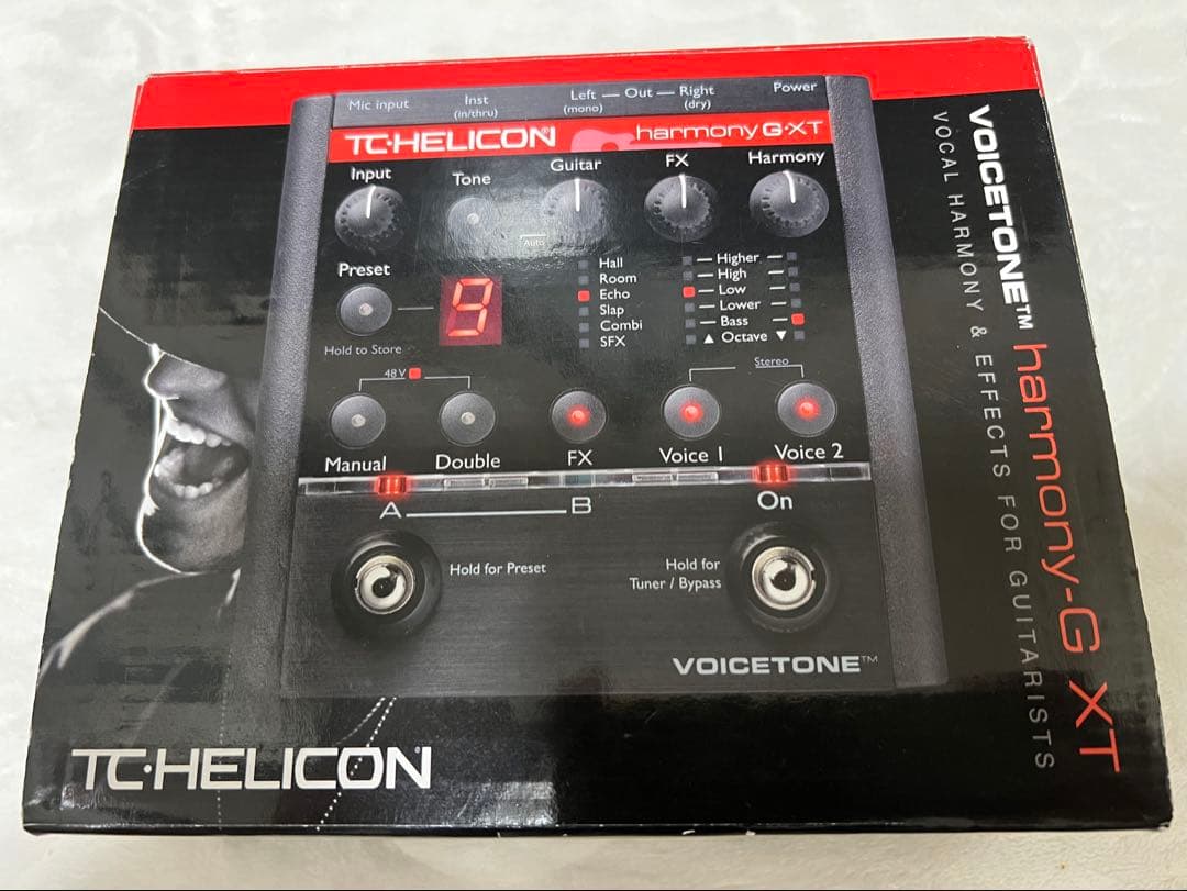 TC-HELICON harmony-G XT ボーカルエフェクター