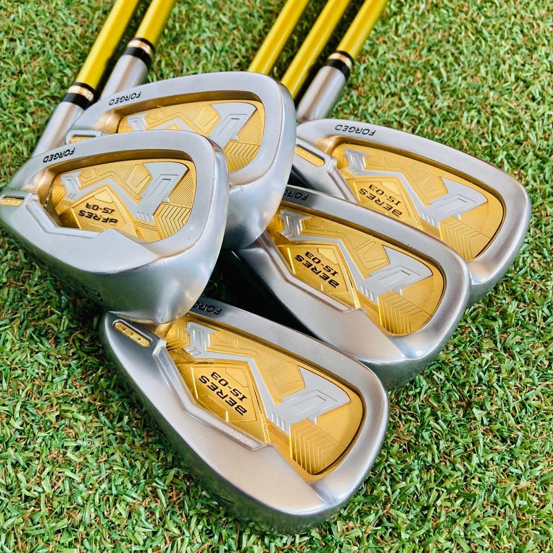 美品 HONMA ホンマ BERES IS-03 アイアン メンズ ゴルフ 星3