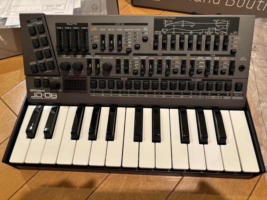 Roland JD-08 シンセサイザー K-25M付き
