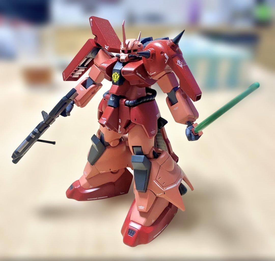 HGUC シャア専用　ザクIII改　トワイライトアクシズ　全塗装　完成品