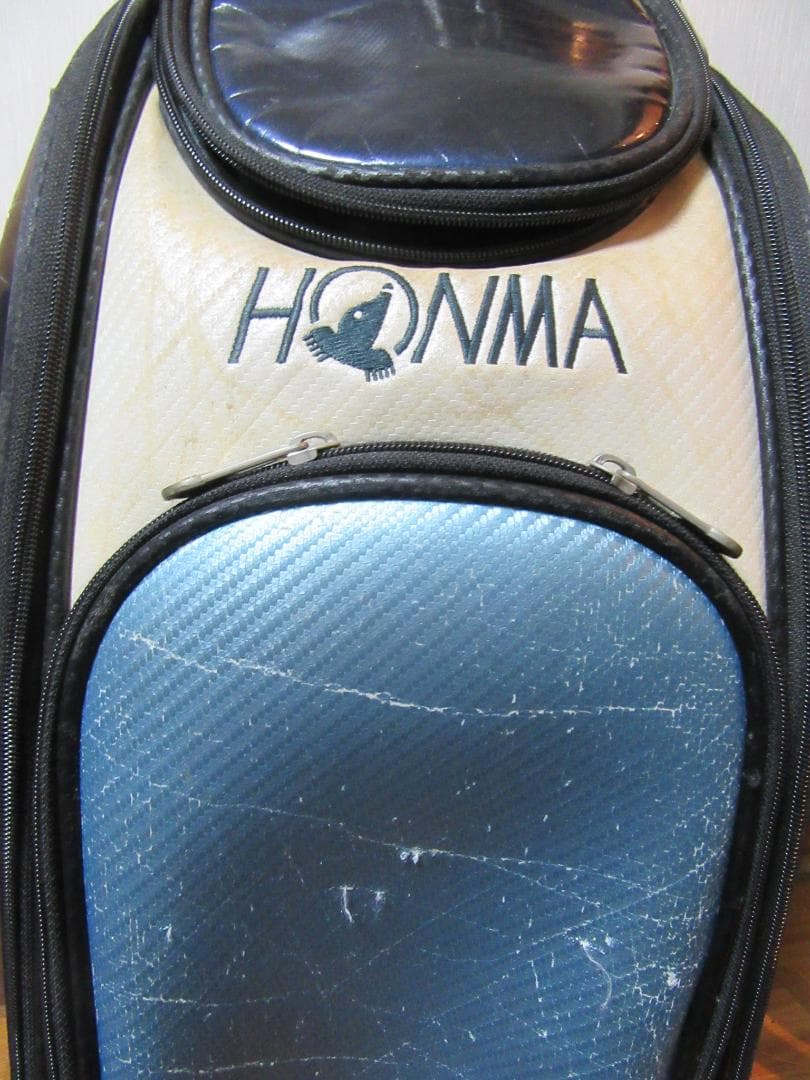★ホンマ★HONMA BERES★3点式★ゴルフバック★フードなし★水色★