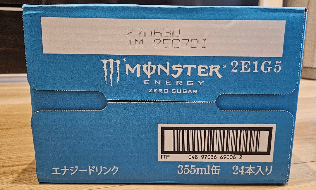 モンスターエナジーゼロシュガー 355ml ２４本入り(日本国産)　2箱