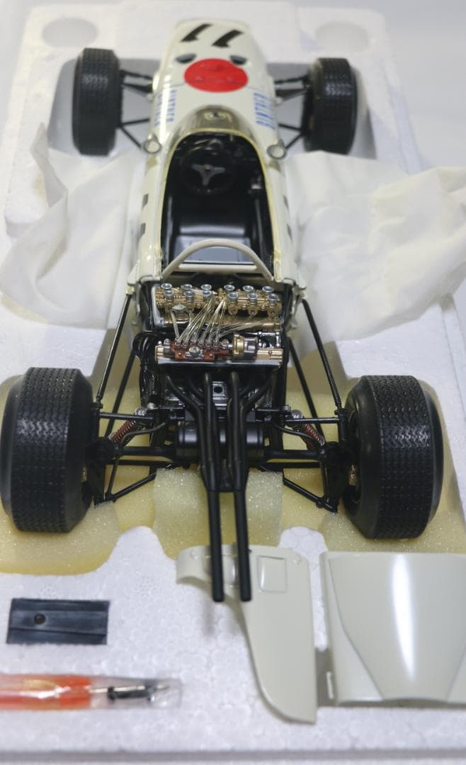貴重タミヤ製ビックスケール１／12ホンダF1　1965年メキシコＧＰダイキャスト