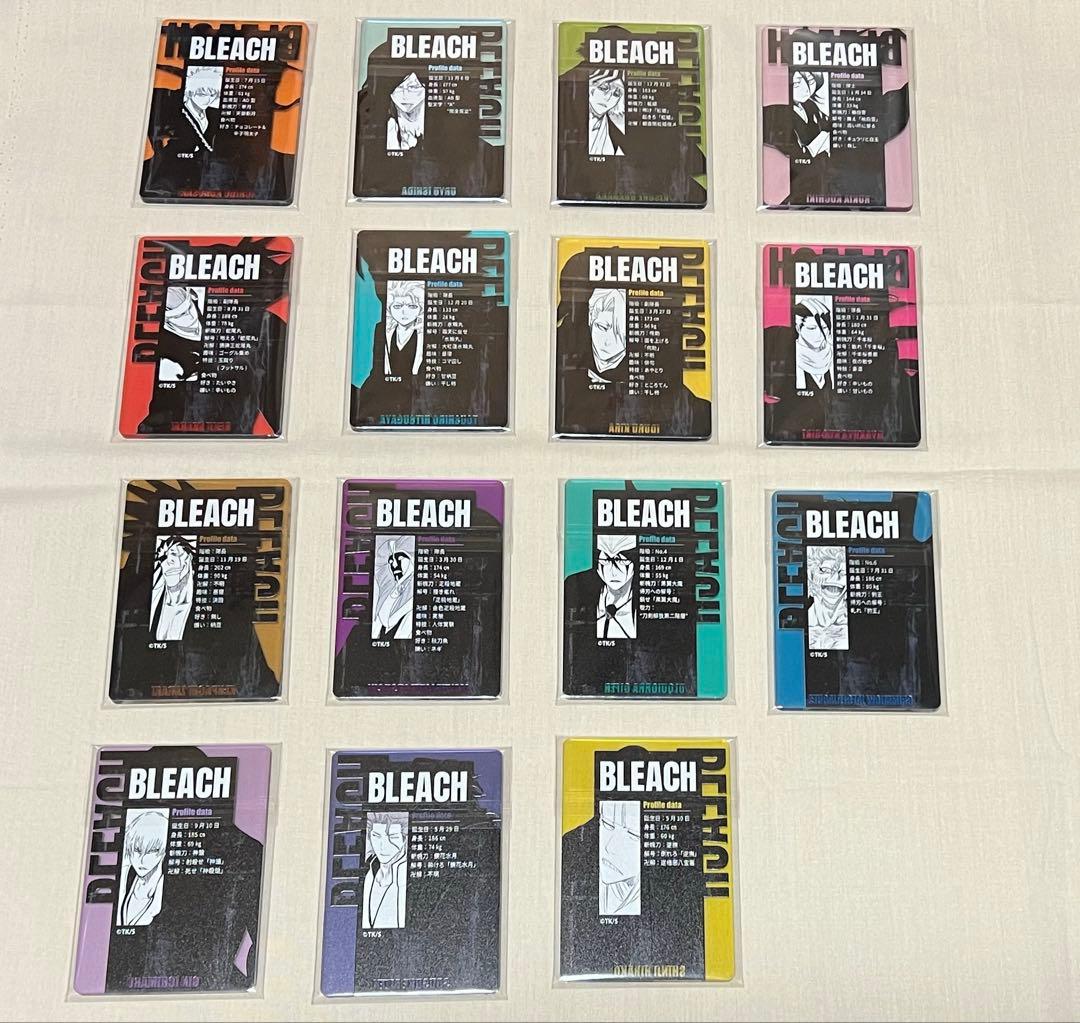 BLEACH ステータスカードコレクション　コンプリート