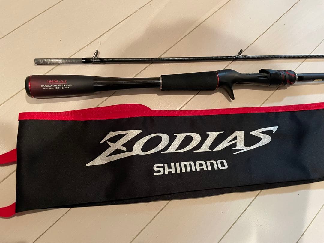 SHIMANO ZODIAS バスロッド 166ML-G/2