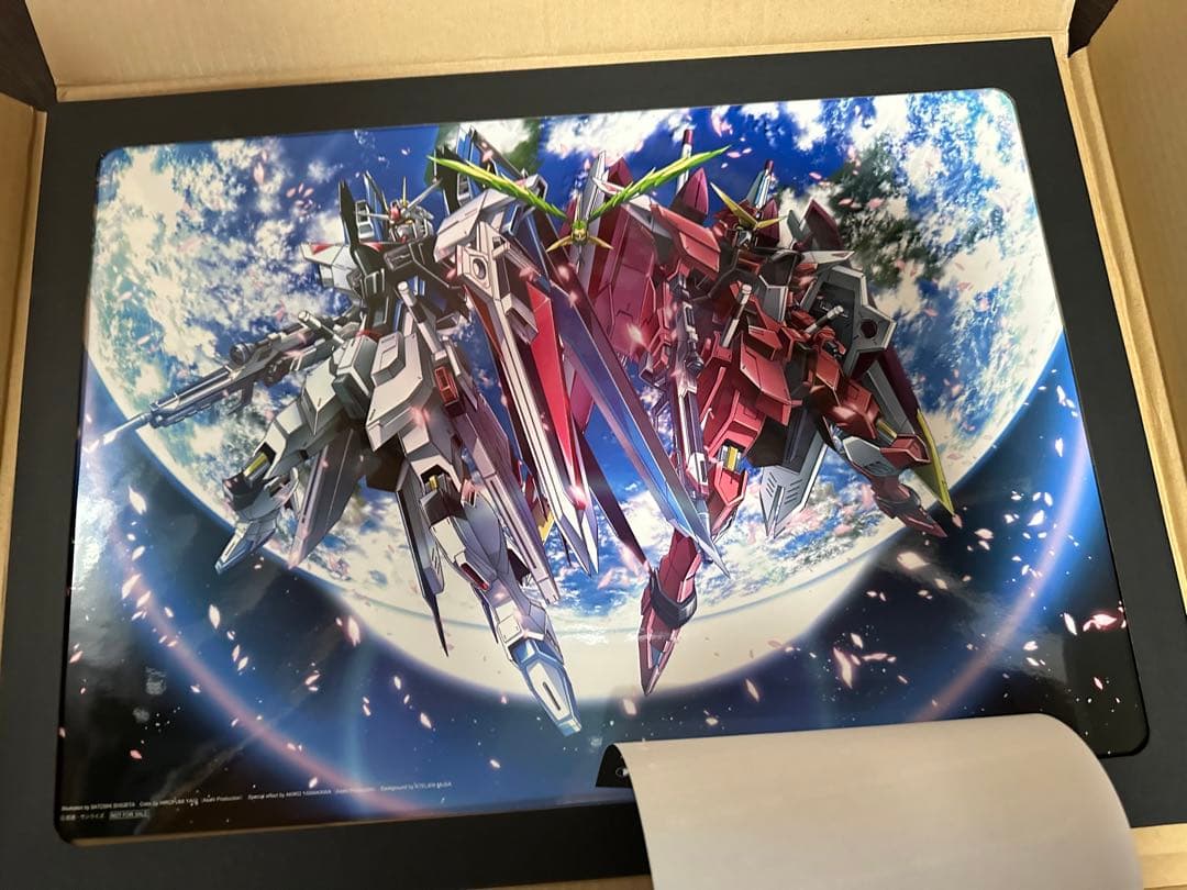 非売品 ガンダムパーフェクトファイル定期購読特典 ガンダムSEEDイラストパネル