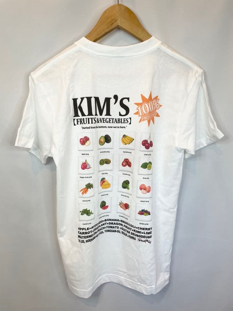 韓国ストリートブランドKim’s Fruits Tシャツ4枚セットS•XL限定品