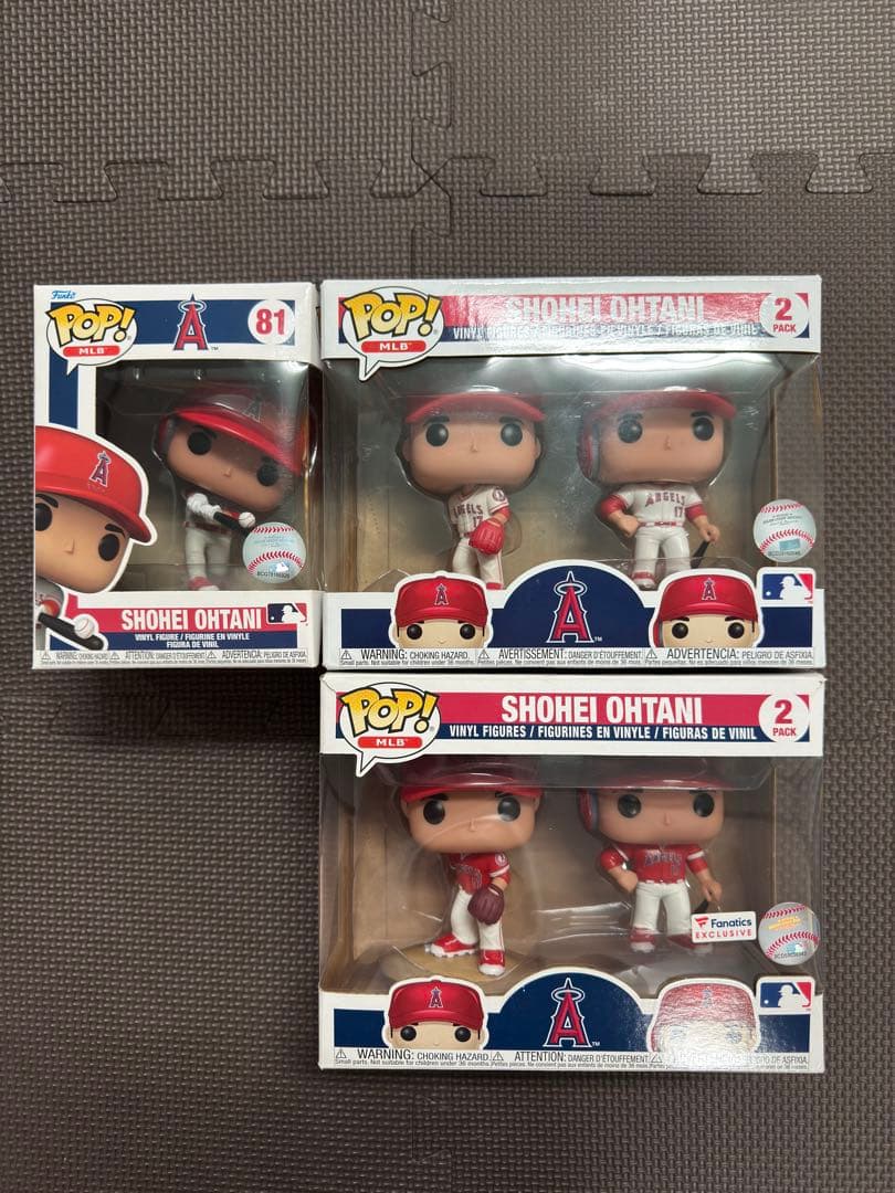 Funko POP Shohei Ohtani フィギュア 3体セット 大谷翔平