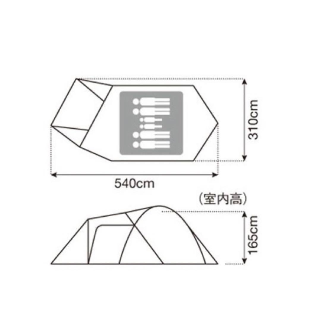  peek スノーピーク テント アメニティドーム L