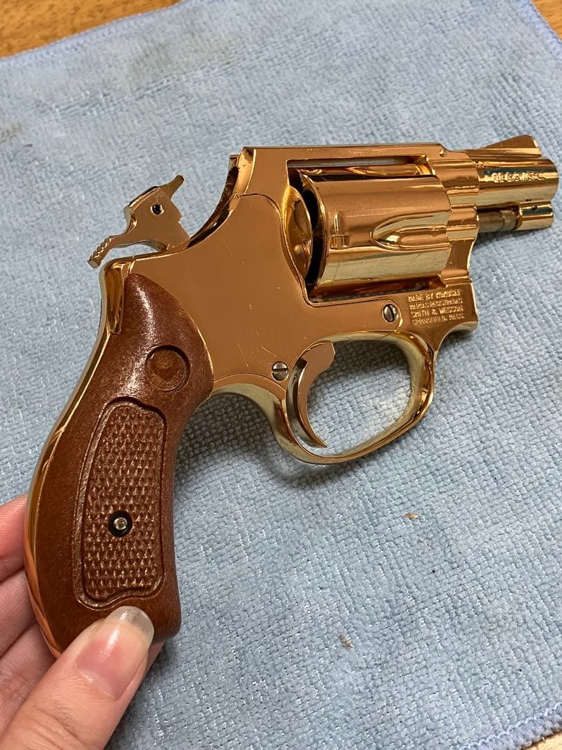 コクサイ S＆W M36チーフスペシャルSMG規格 モデルガン 金メッキ