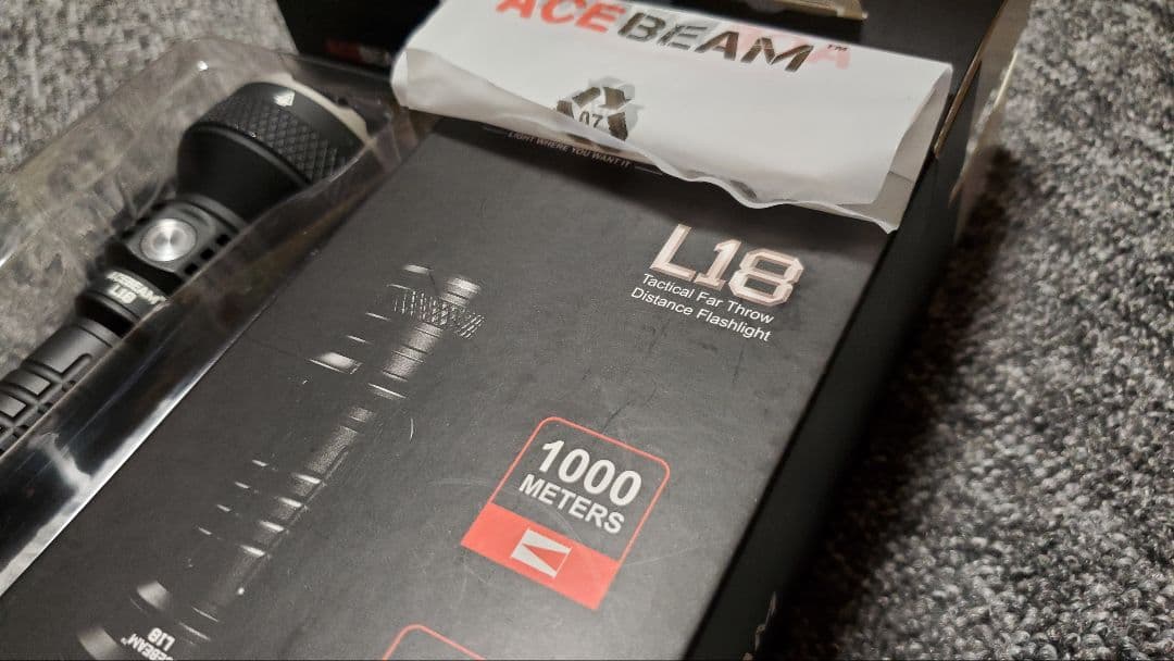 ACEBEAM L18 バッテリー無し