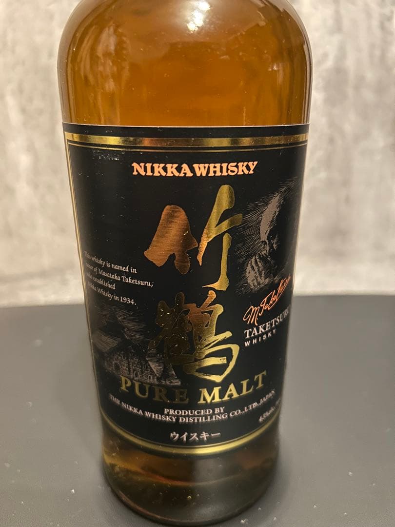 【旧ボトル】NIKKA WHISKY 竹鶴 ピュアモルト 700ml 箱無し