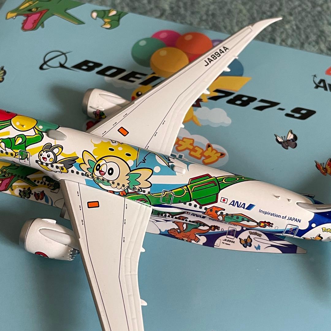 ANA 全日空 787-9 ポケモン ピカチュウジェット AV スタンドt付き