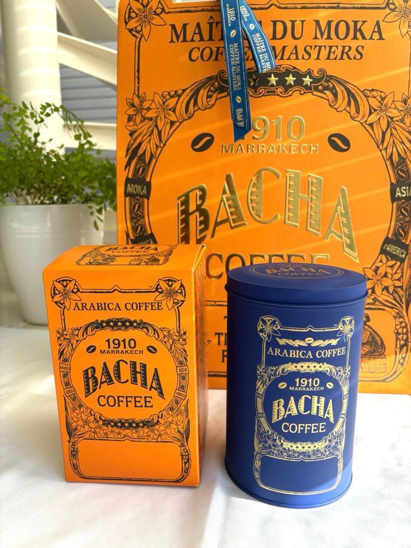 【新品・箱入り】Bacha Coffee バシャ　キャニスター　ロイヤルブルー
