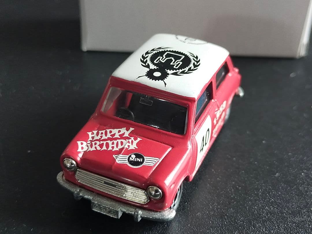 青箱トミカMiniCooper40thTraffic happybirthday