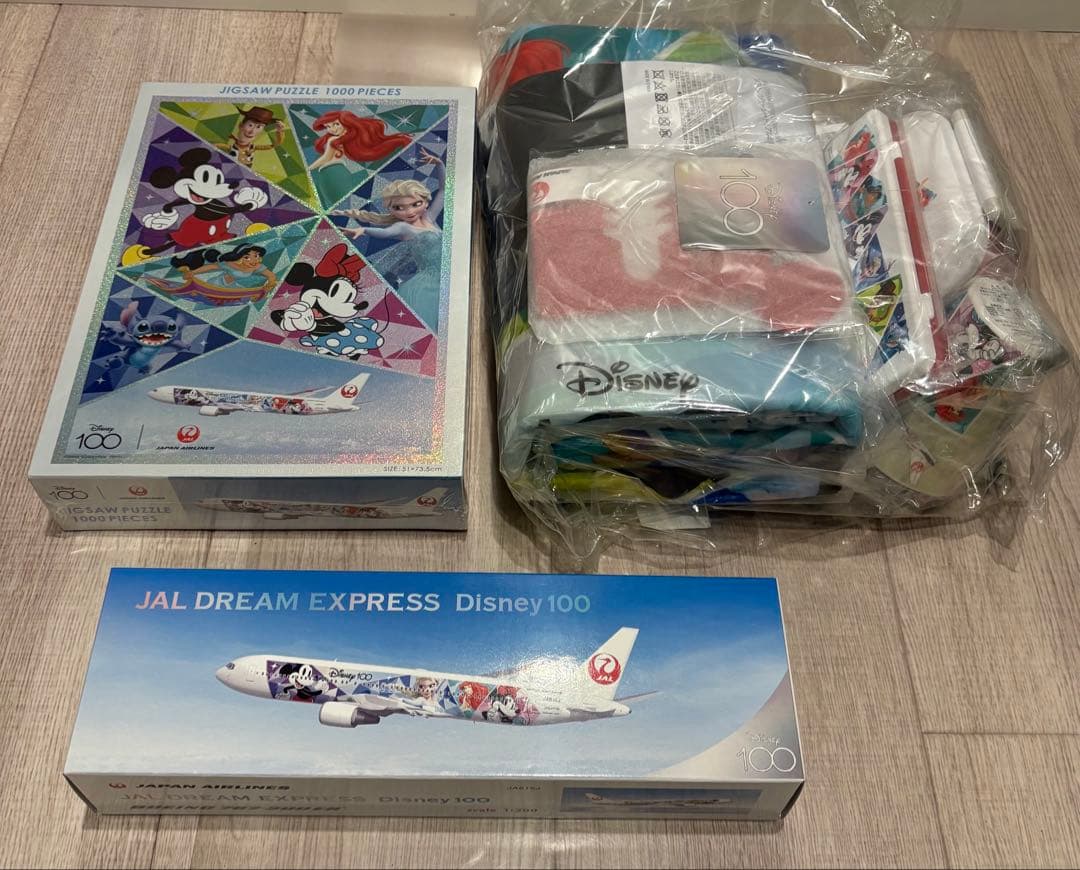 JAL Disney100 B767 モデルプレーン 他　記念セット