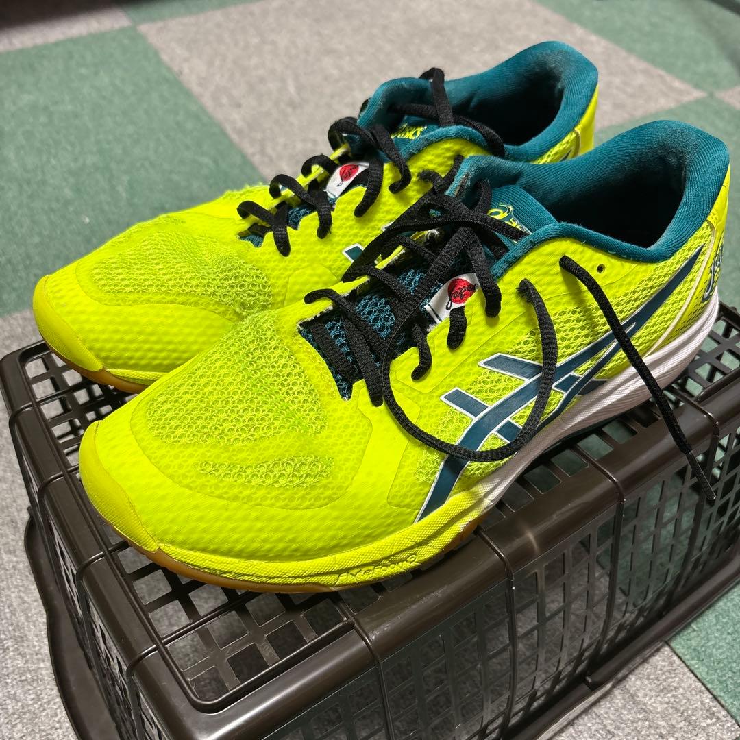 ASICS バレーボールシューズ 蛍光イエロー
