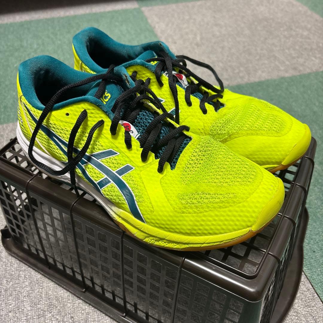 ASICS バレーボールシューズ 蛍光イエロー