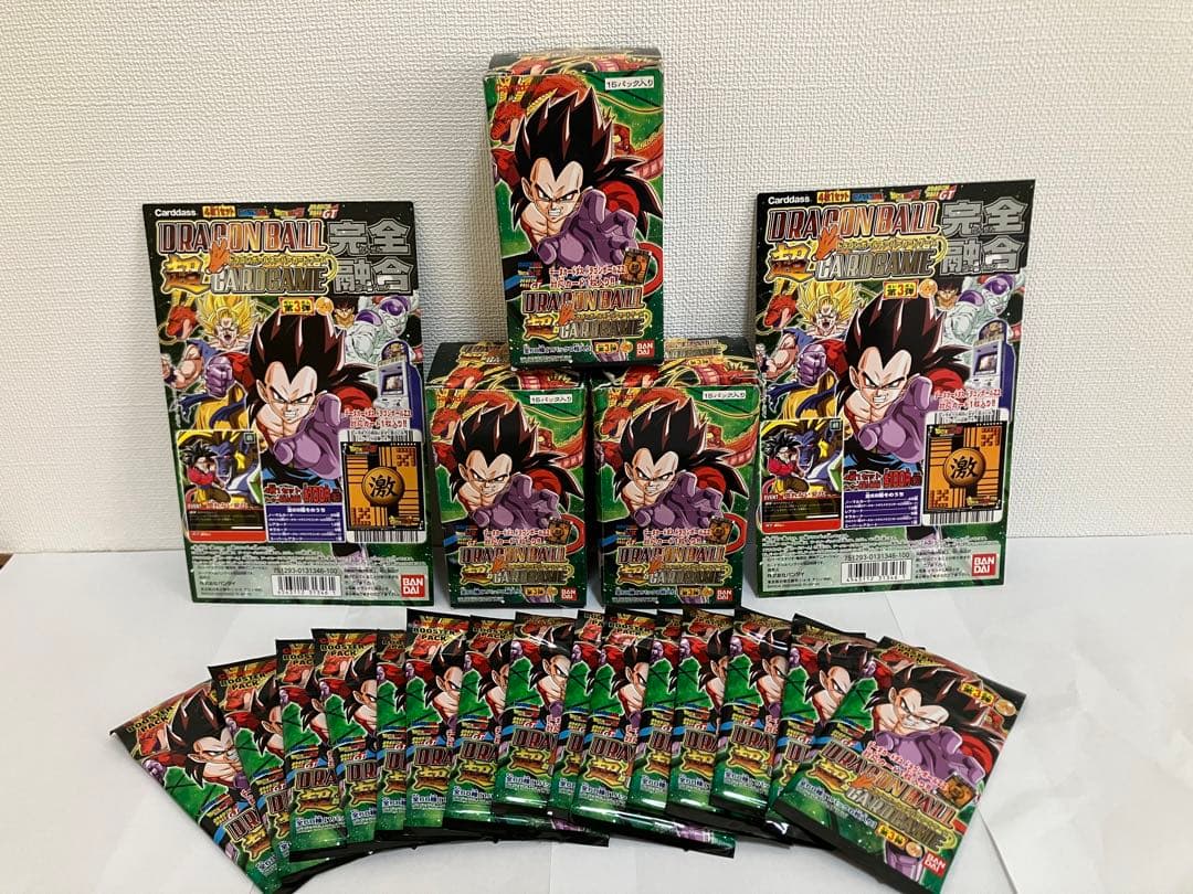 18年ドラゴンボールカード15パック（台紙とBOXは付属しません）