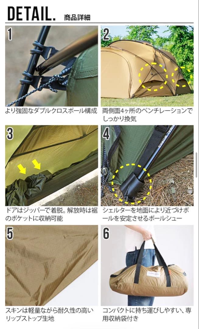 X*n様 ミニマルワークス シェルターG オプション TPUセット タンカラー
