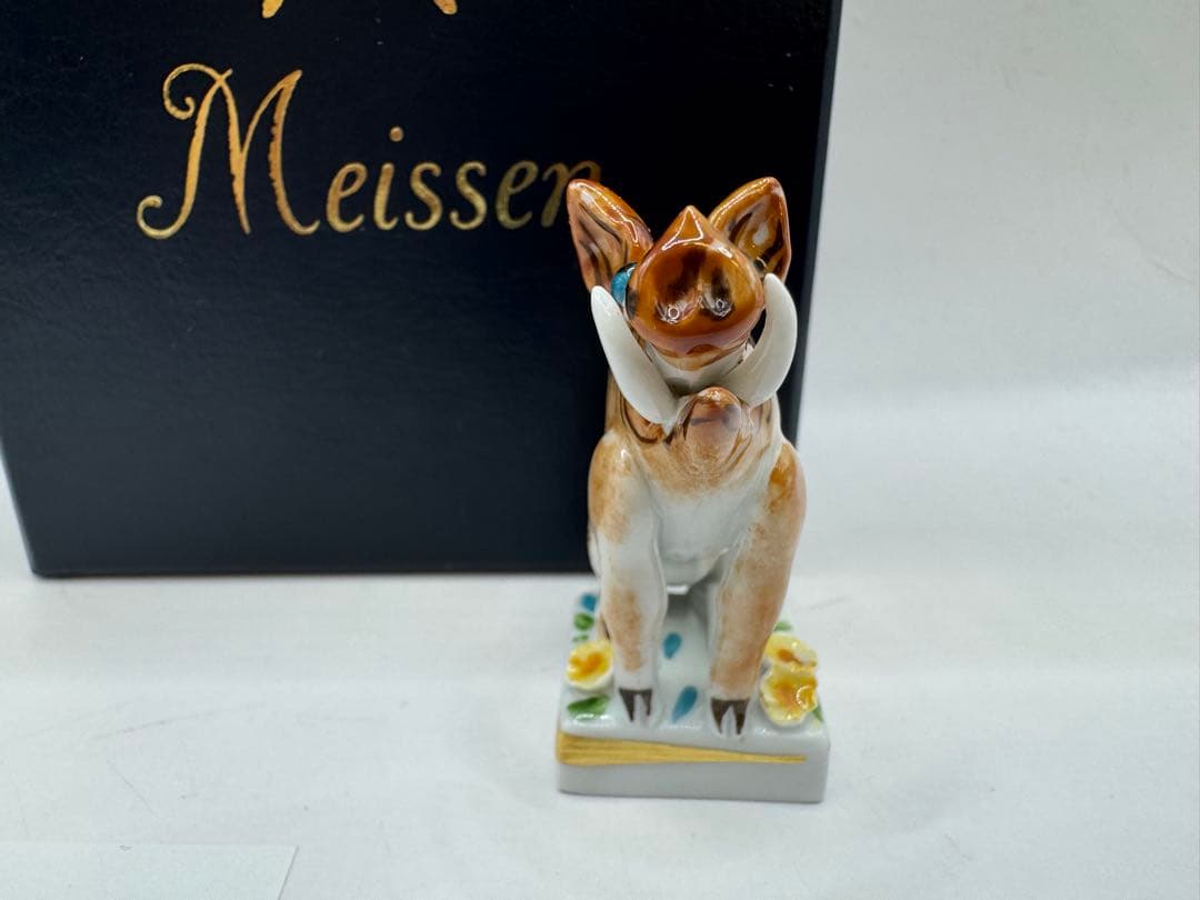 極美品 Meissen マイセン 干支シリーズ 猪　イノシシ　亥　フィギュリン