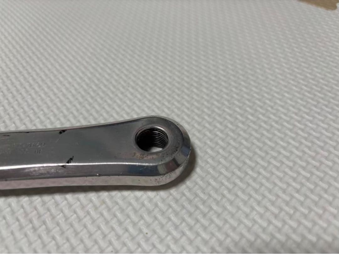 SHIMANO クランクセット シルバー 175 NJS ボルト付 #002