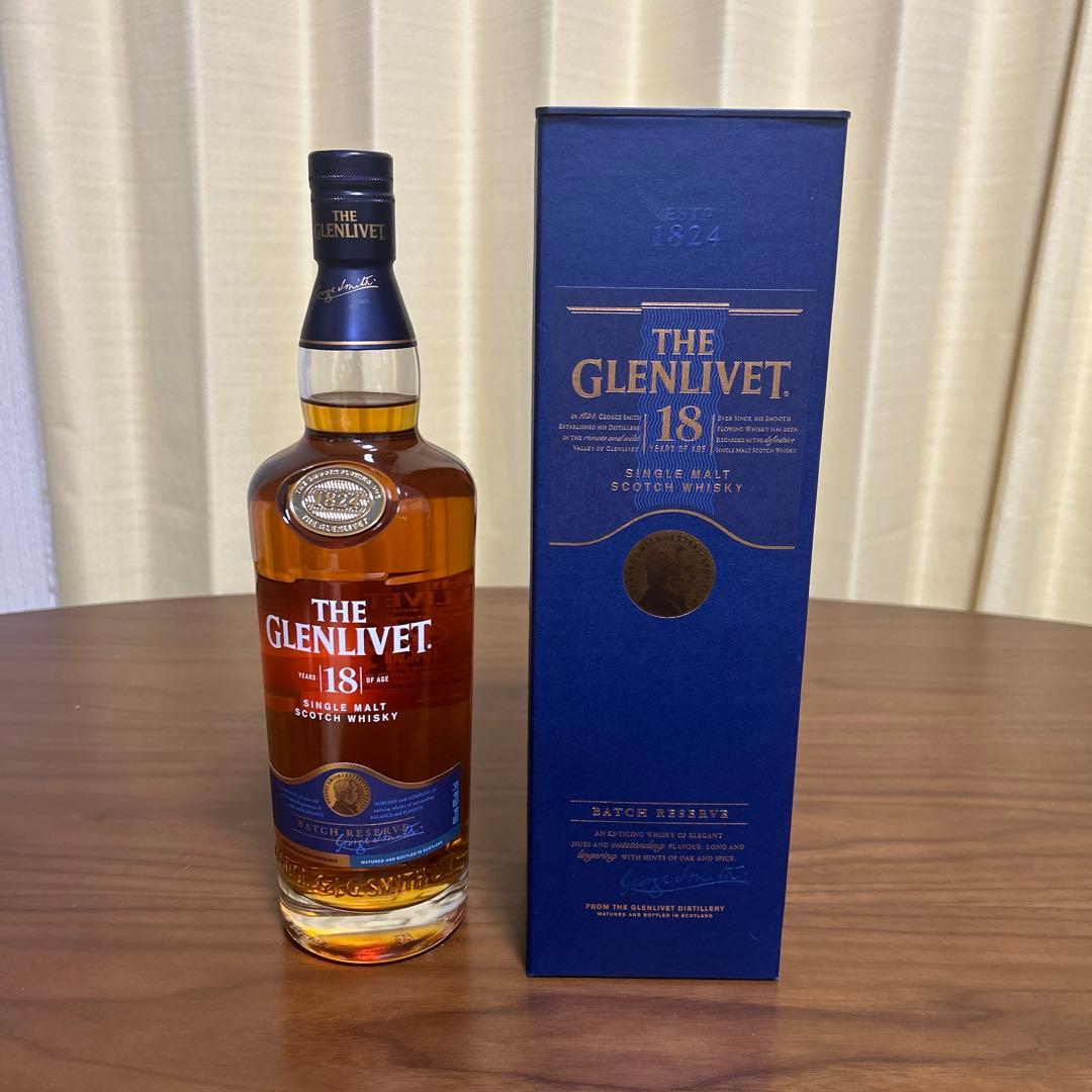 THE GLENLIVET 18年 シングルモルトウイスキー 700ml