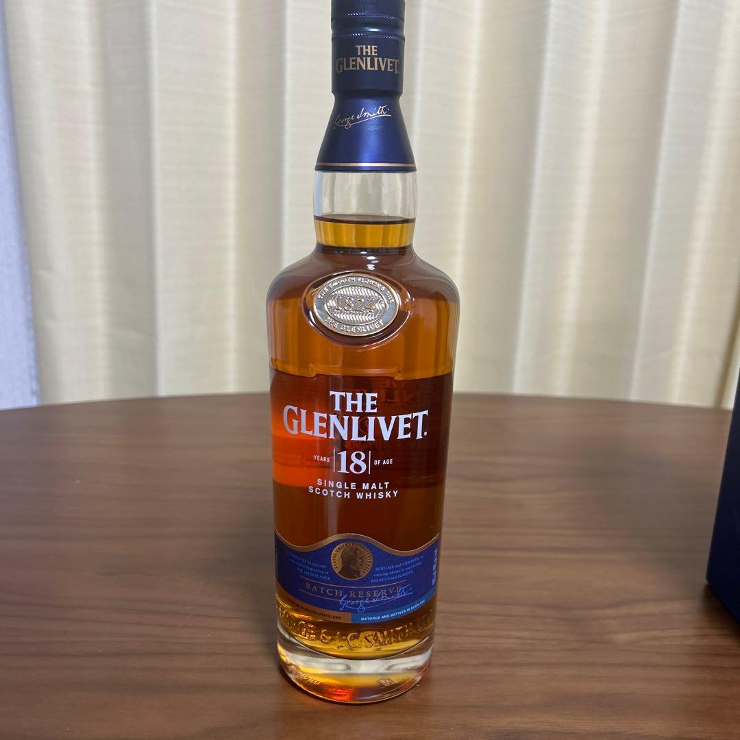THE GLENLIVET 18年 シングルモルトウイスキー 700ml