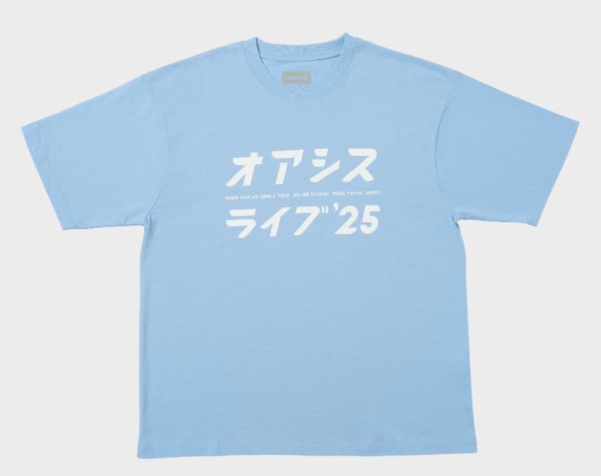 【未開封】oasis live 25 Tシャツ 片仮名マンCカラー Lサイズ