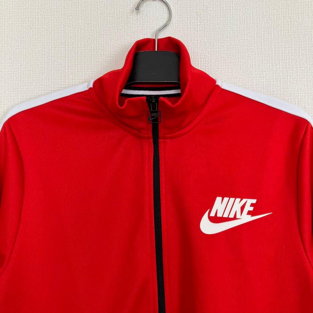 新品タグ付き☆NIKE ナイキ トラックジャケット 赤ジャージ ジップアップ L