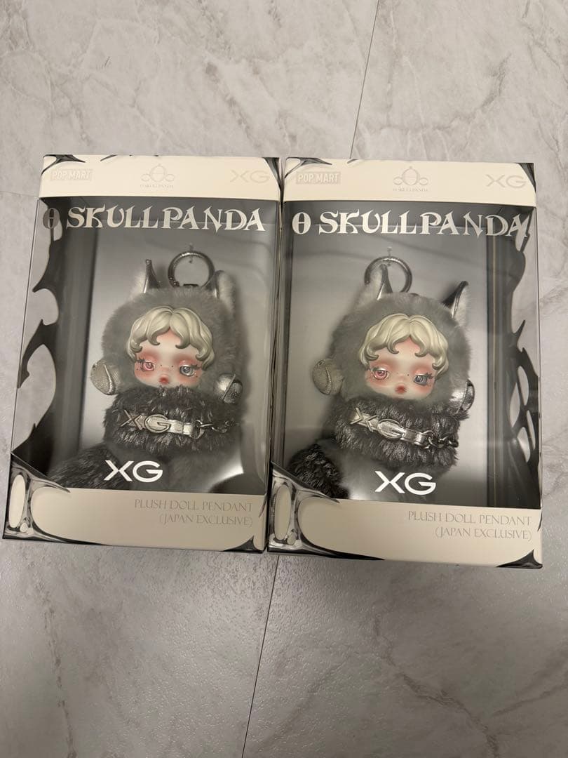 SKULLPANDA xgプラッシュドールペンダント 日本限定 2体セット