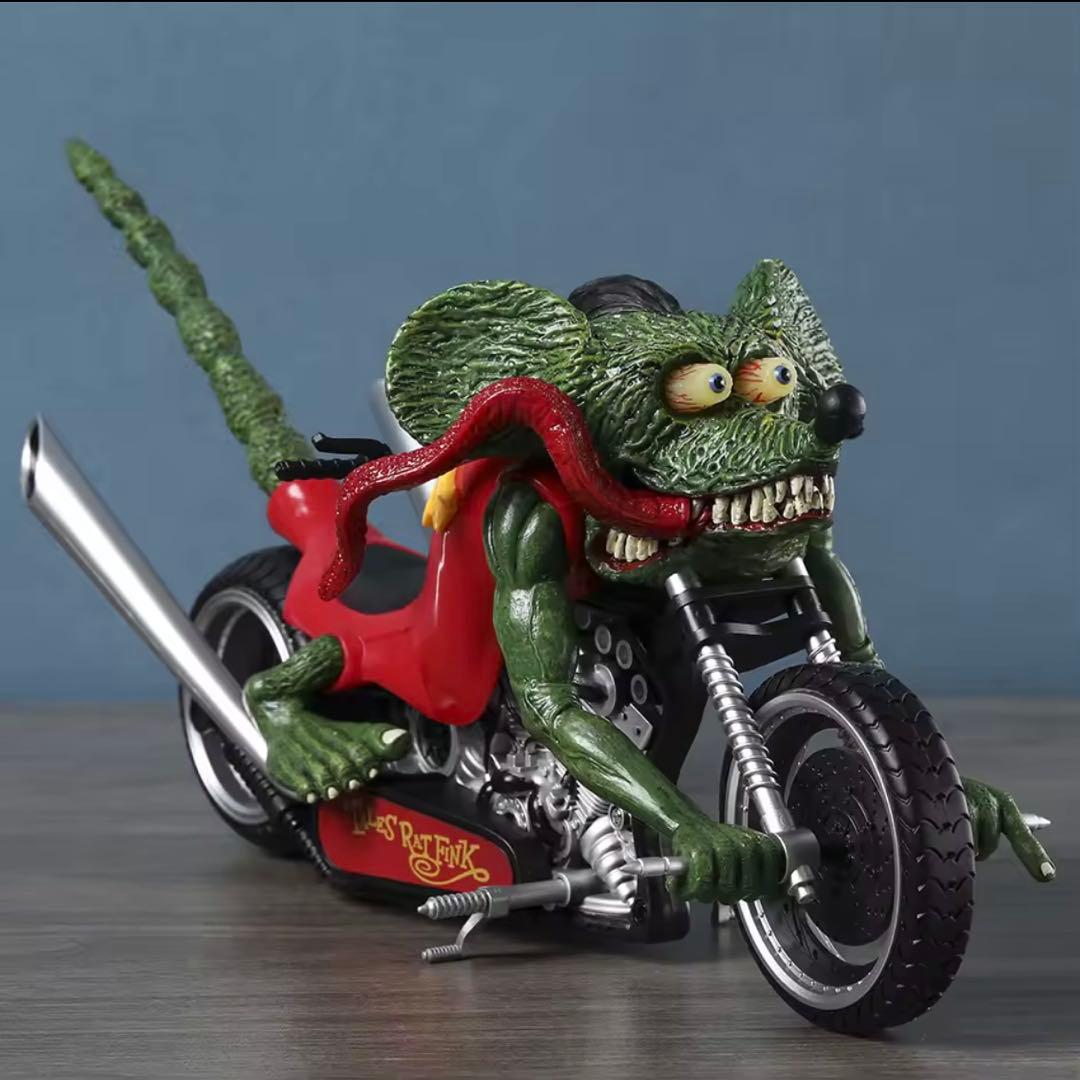 Rat Fink バイク フィギュア