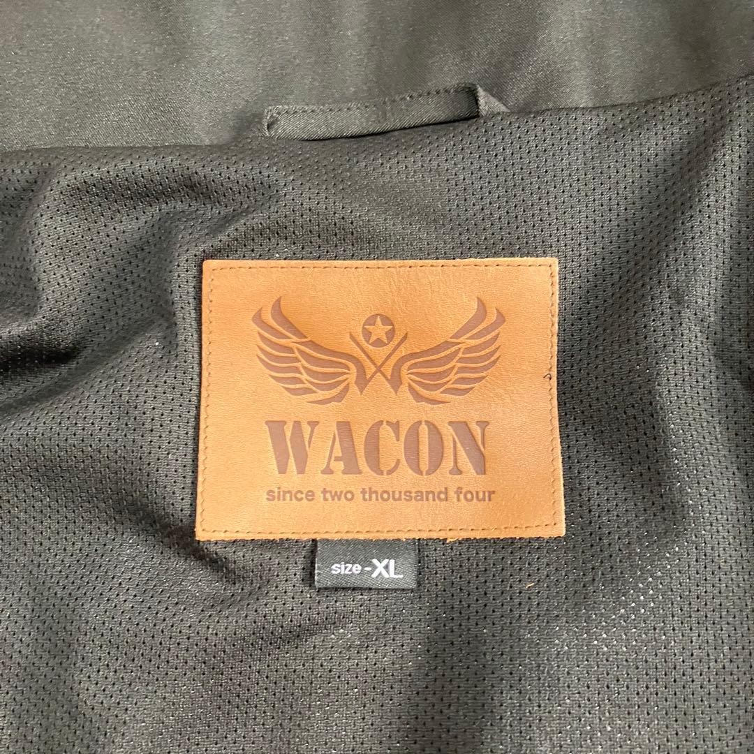 未使用　ワコン　WACON　WEAR　スノボウェア　上着　メンズ　XL　ブラック