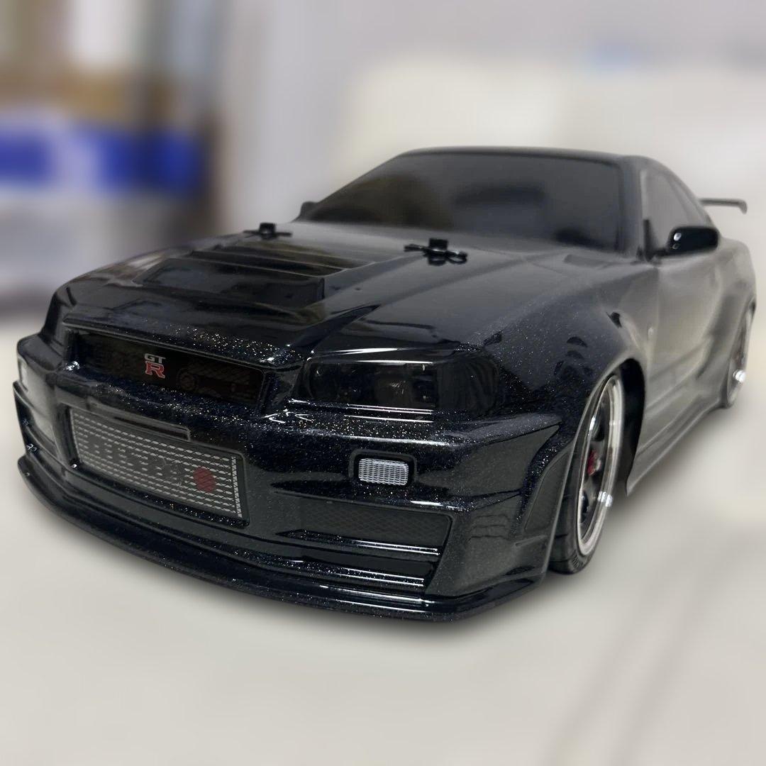 タミヤ　GT-R34 tt-02シャーシ　フルセット