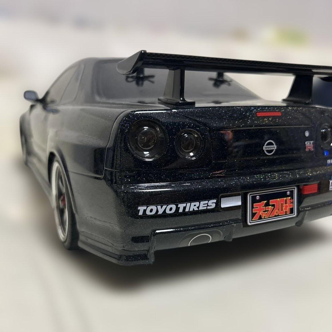 タミヤ　GT-R34 tt-02シャーシ　フルセット