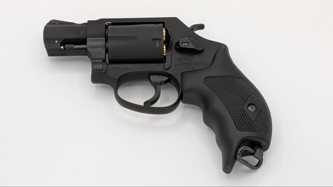 【美品】タナカ S&W M360J SAKURA 海上保安庁モデル【オプション】