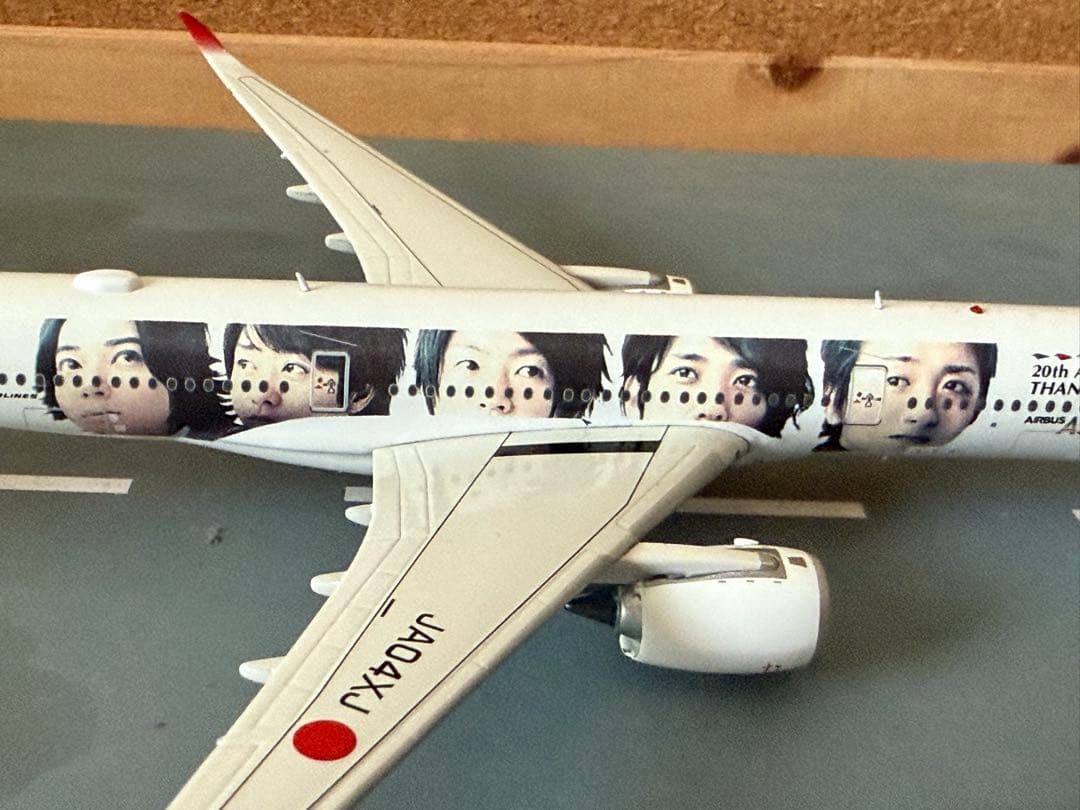レア1/400 Aviation JAL6代目嵐ジェットA350-900