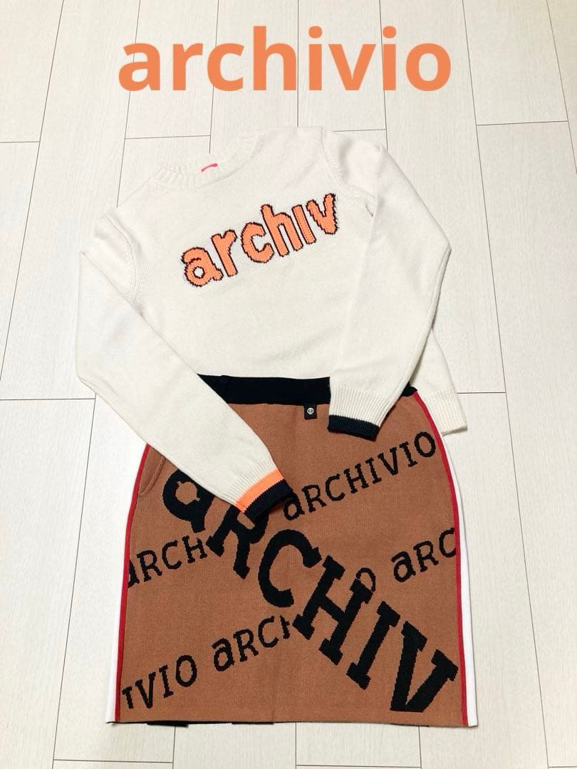 (美品・新品)アルチビオarchivio カシミヤセーター・スカート サイズ36