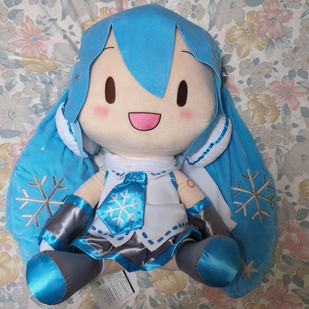 初音ミクシリーズ 雪ミク どでかジャンボふわふわぬいぐるみ MIKU