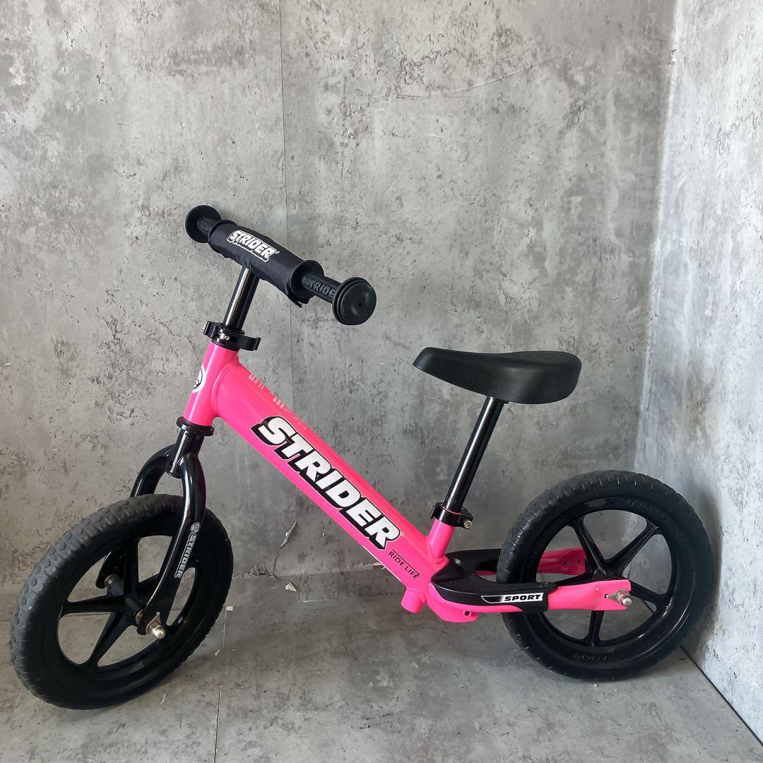 【美品】ストライダー スポーツ 12インチ 子供 自転車 ピンク 日本正規品