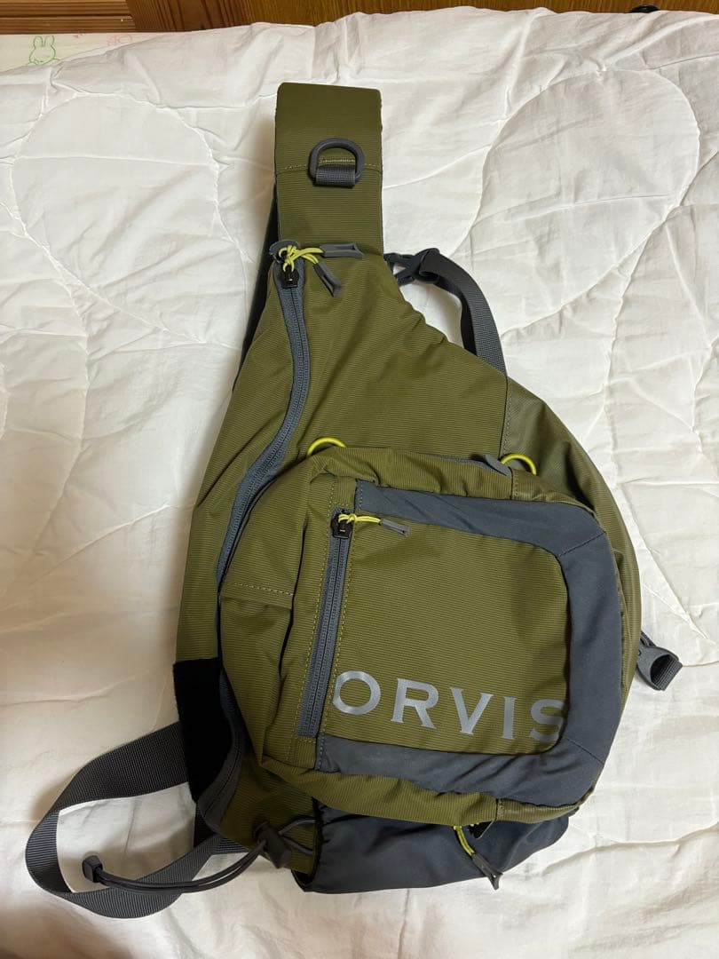 ORVIS スリングバッグ オリーブグリーン