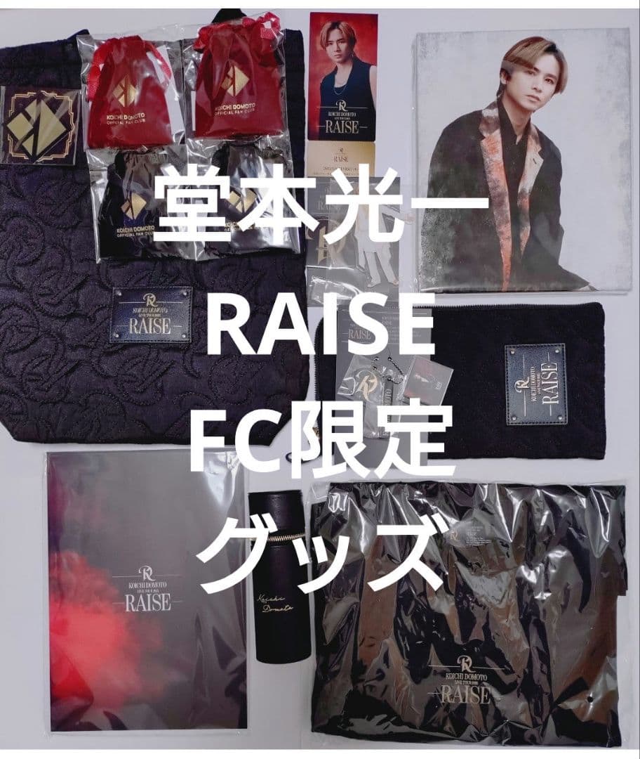 堂本光一 RAISE、FC限定グッズ セット 新品あり