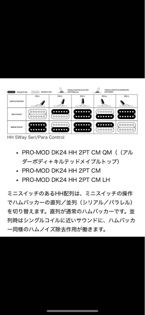 シャーベル　Charvel PRO-MOD DK24 HH 2PT CM 黒